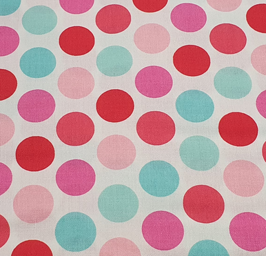 Red, Pink, and Blue Dots on White | Lovey Dovey by Doodlebug Design Inc ...