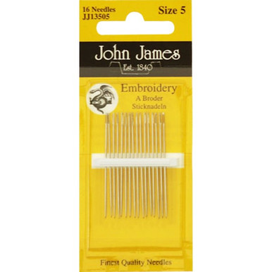 John James Needles | Embroidery/Crewels size 5 x 16 - Sew & Co