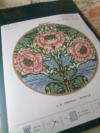 Myrtle Cross Stitch Kit | V&A for DMC - Sew & Co