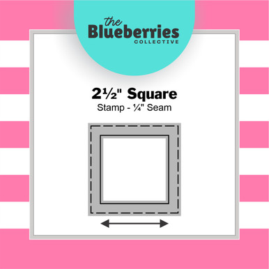 2 & 1/2" Square Stamp - Sew & Co