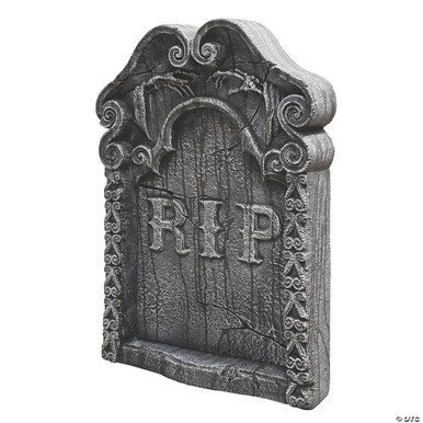 Rest In Peace Tombstone - Give 5 To Cancer