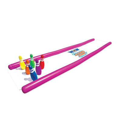 WOW Sports Strike Zone Giant 25'x6' Water Slide with Inflatable Pins ...