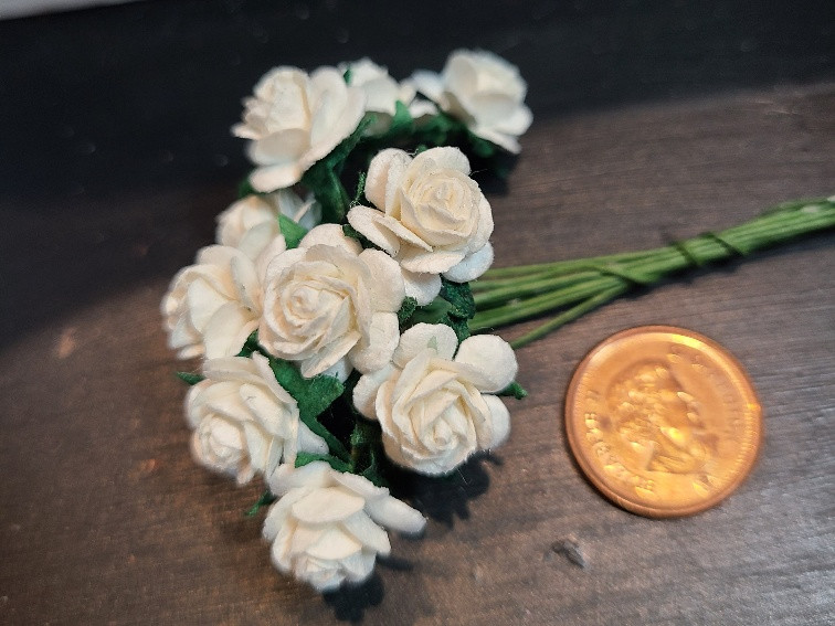 Grandpa's Doll House - paper roses