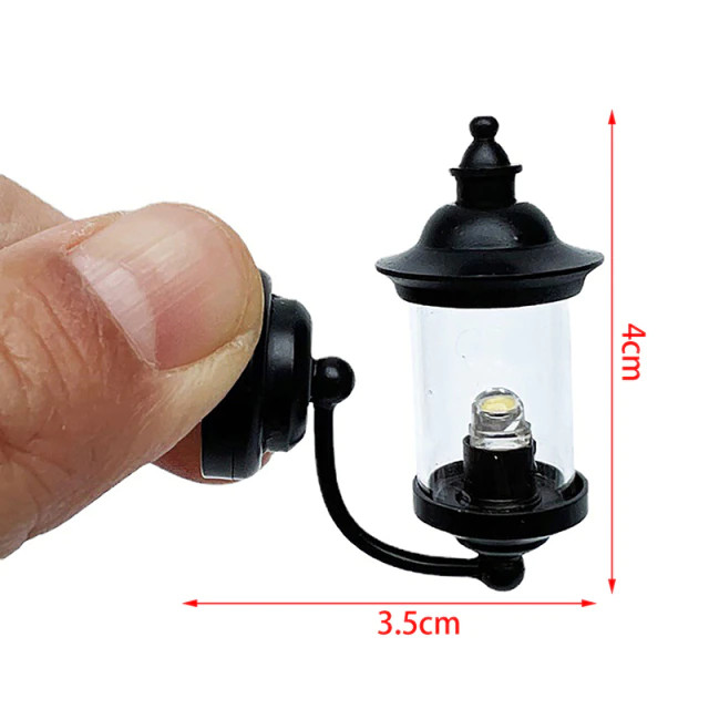 Miniature LED Battery Powered Coach Light **NEW** - Grandpa's Doll House