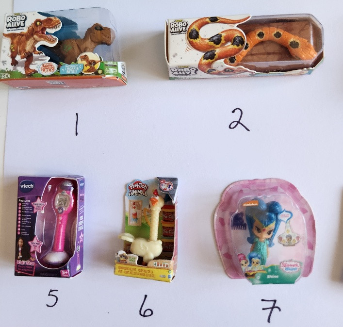 1/12 Scale Miniature Toys - Selection C - Grandpa's Doll House