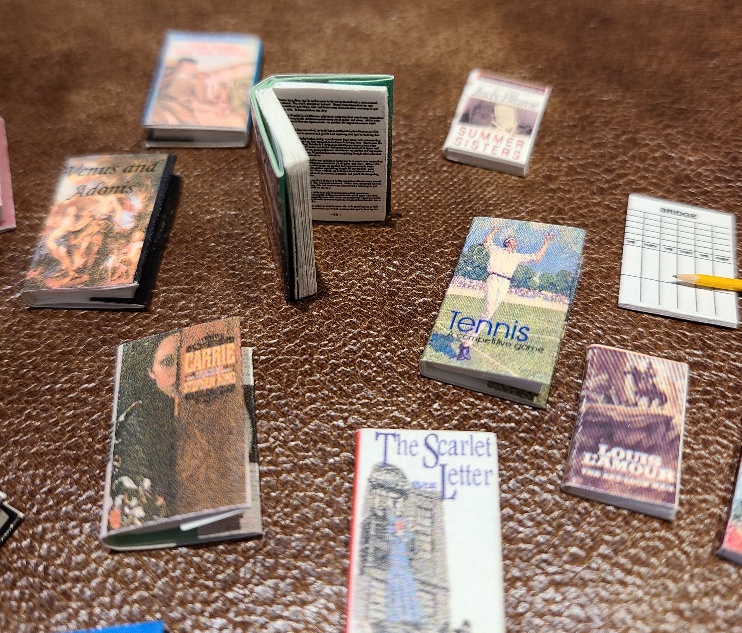 1/12 Scale Books with Words - CHOICE OF TITLE (DISCONTINUED ITEMS ...