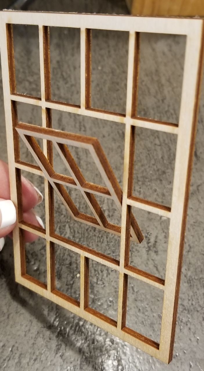 Loft Window with Tip Out - Grandpa's Doll House