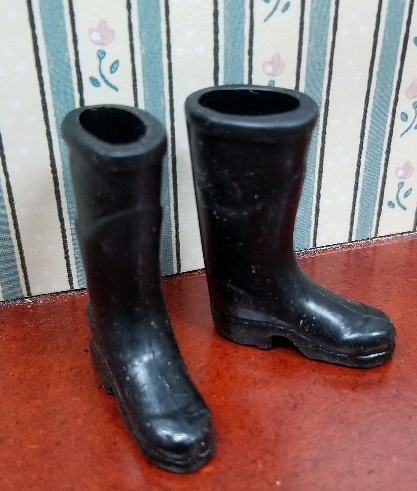 1/12 Scale Rubber Boots - Grandpa's Doll House