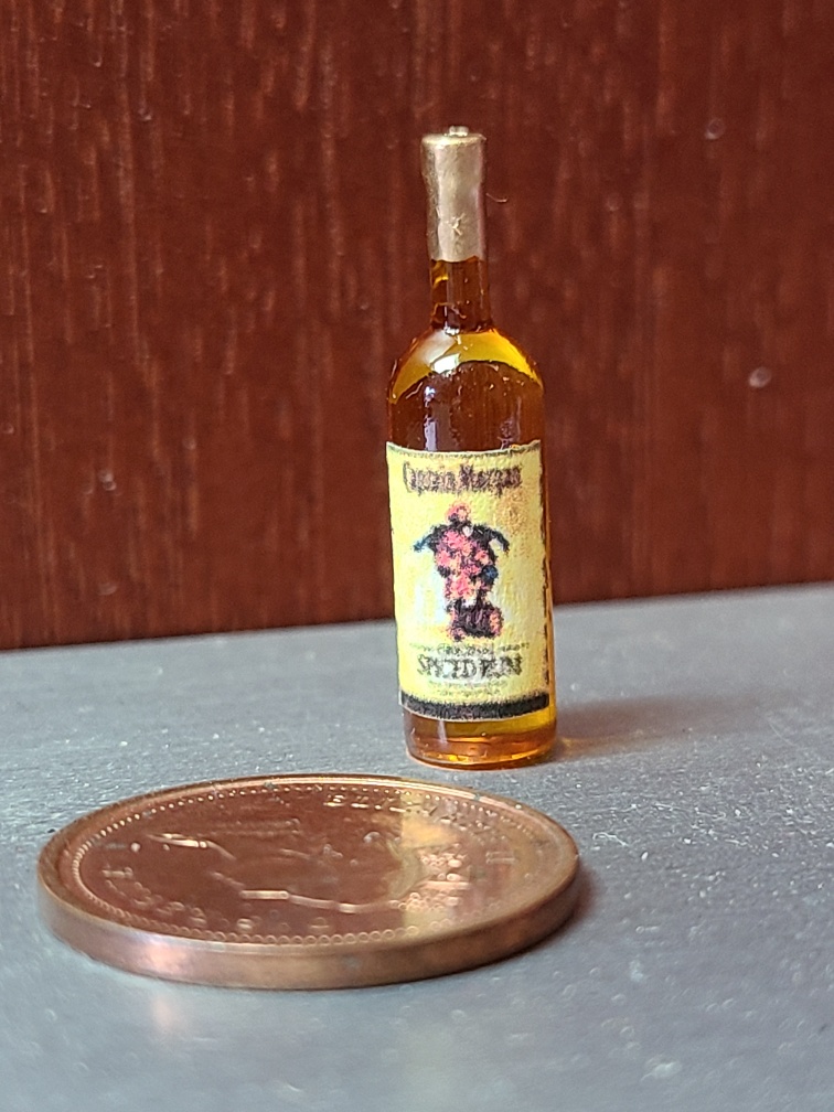 Miniature 1/12 Scale Bottle of Captain Morgan Spiced Rum - Grandpa's ...