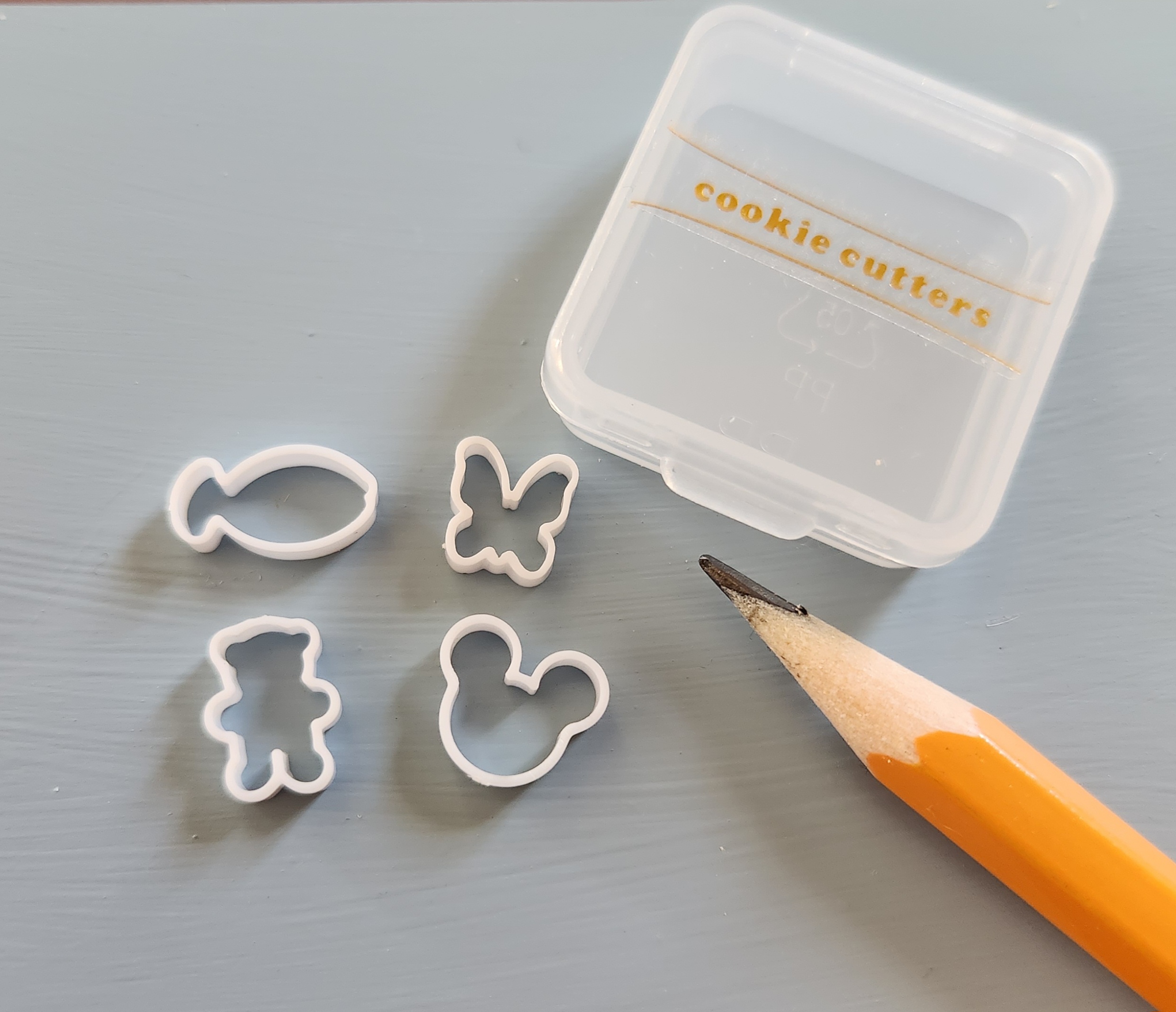 1/12 Scale Cookie Cutters (Set of 4 in Container) - Grandpa's Doll House