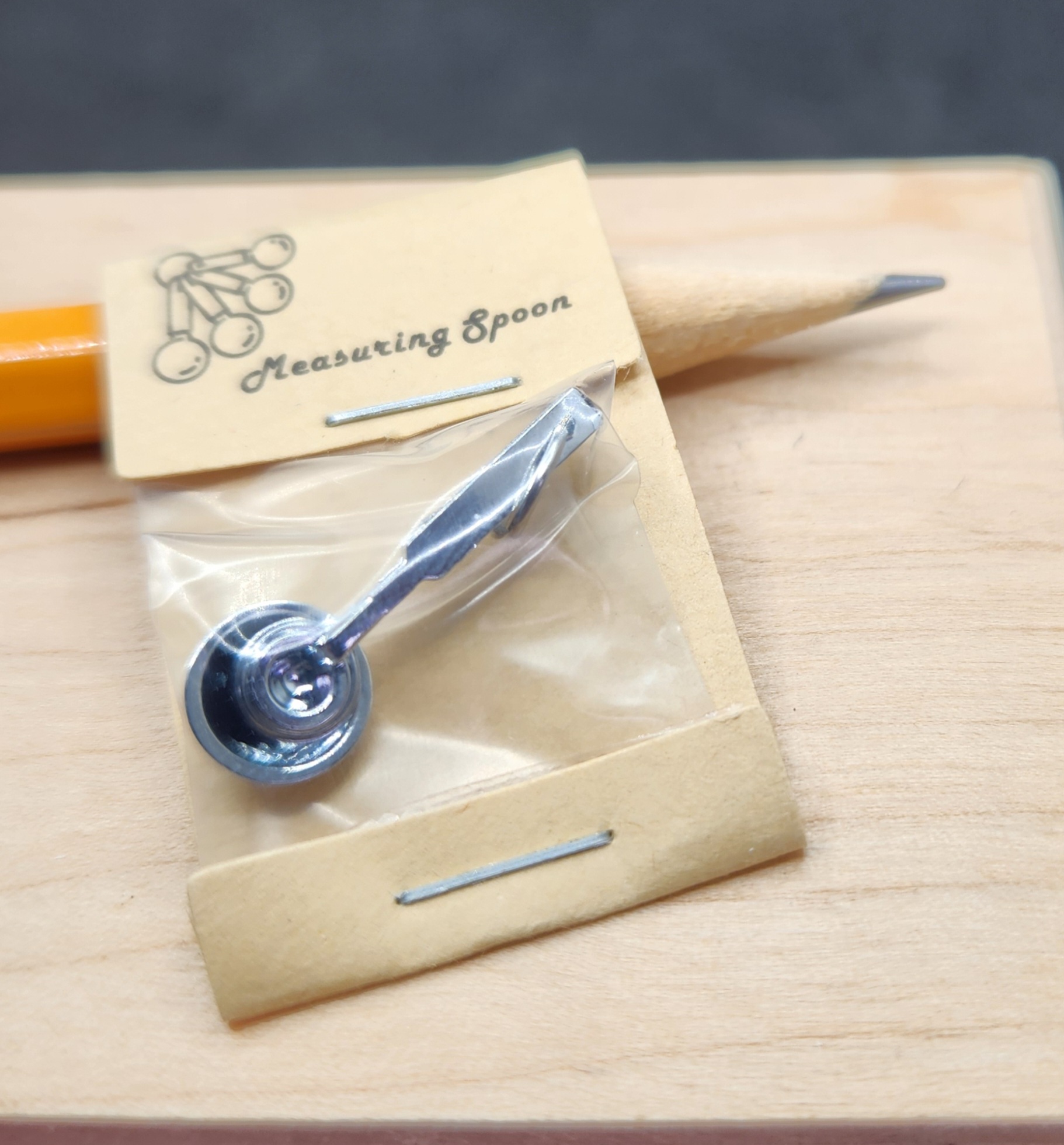 Miniature Metal Measuring Spoons - Grandpa's Doll House