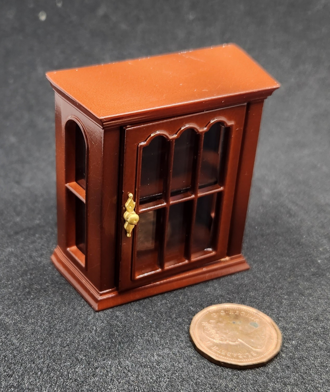 1/12 Scale Miniature Wall Cabinet with Shelf - Grandpa's Doll House