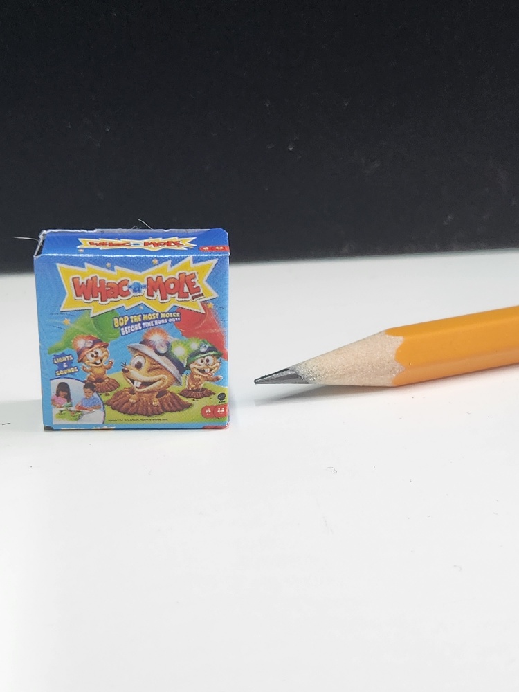 1/12 Scale Miniature Game Box - Whack-a-Mole - Grandpa's Doll House