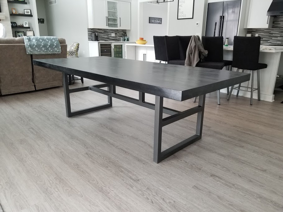 Hand-Welded Metal Base Table - Barn and Beam Customizable Tables