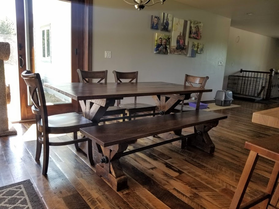 Reclaimed X-Base Iron Rail Bench - Barn & Beam