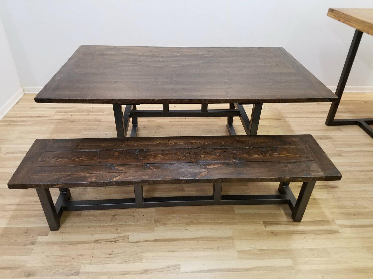 Hand-Welded Metal Base Table - Barn and Beam Customizable Tables