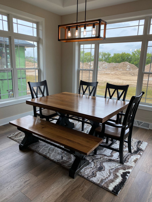 Reclaimed X-Base Iron Rail Table - Barn & Beam Customizable Tables