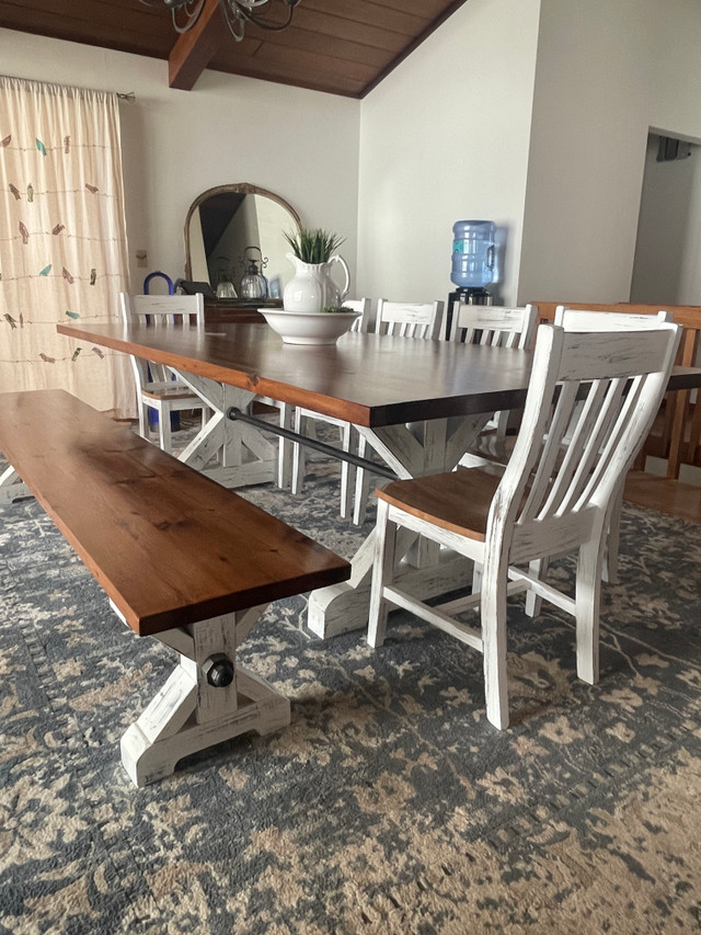 Reclaimed X-Base Iron Rail Table - Barn & Beam Customizable Tables