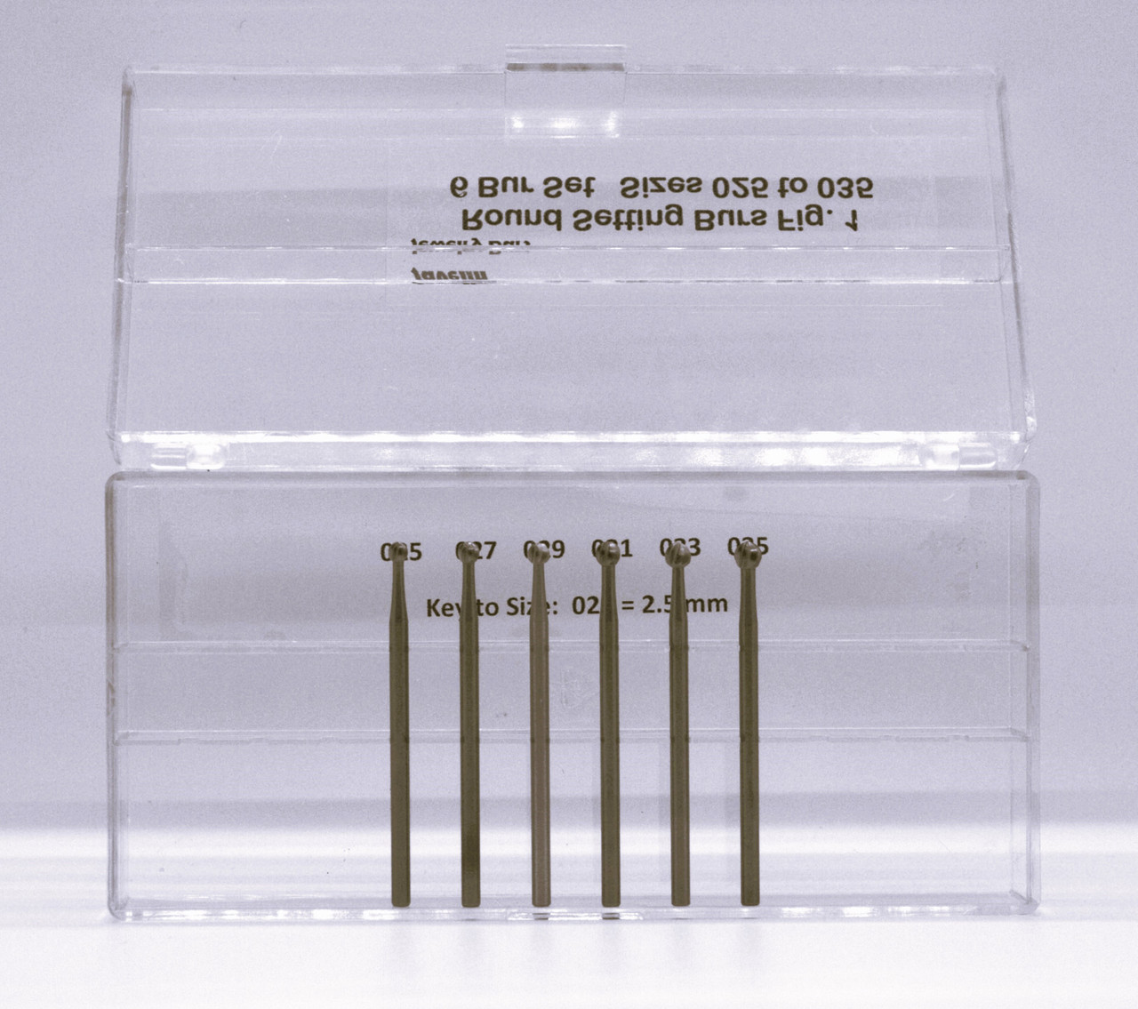 Javelin Round Bur Set, Medium Sizes