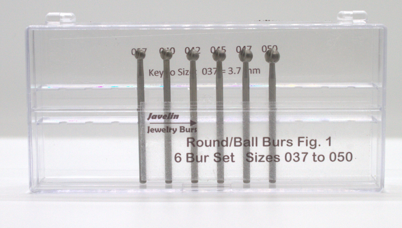 Javelin Round Burs, Large Size Set