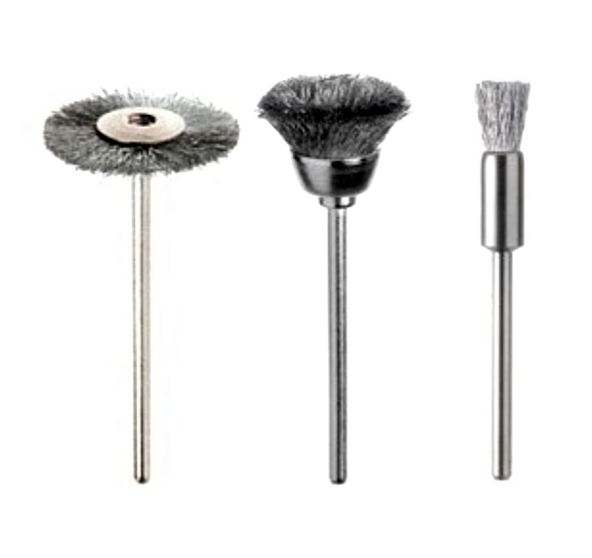 Steel Crimped Wire Brushes (12 pack)