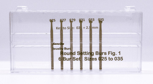 Burs Set Round Shape | Jewelers Bur Sets by Javelin