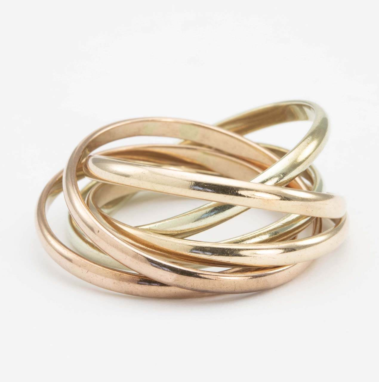 Second Hand 9ct 6 Band Russian Wedding Ring | RH Jewellers