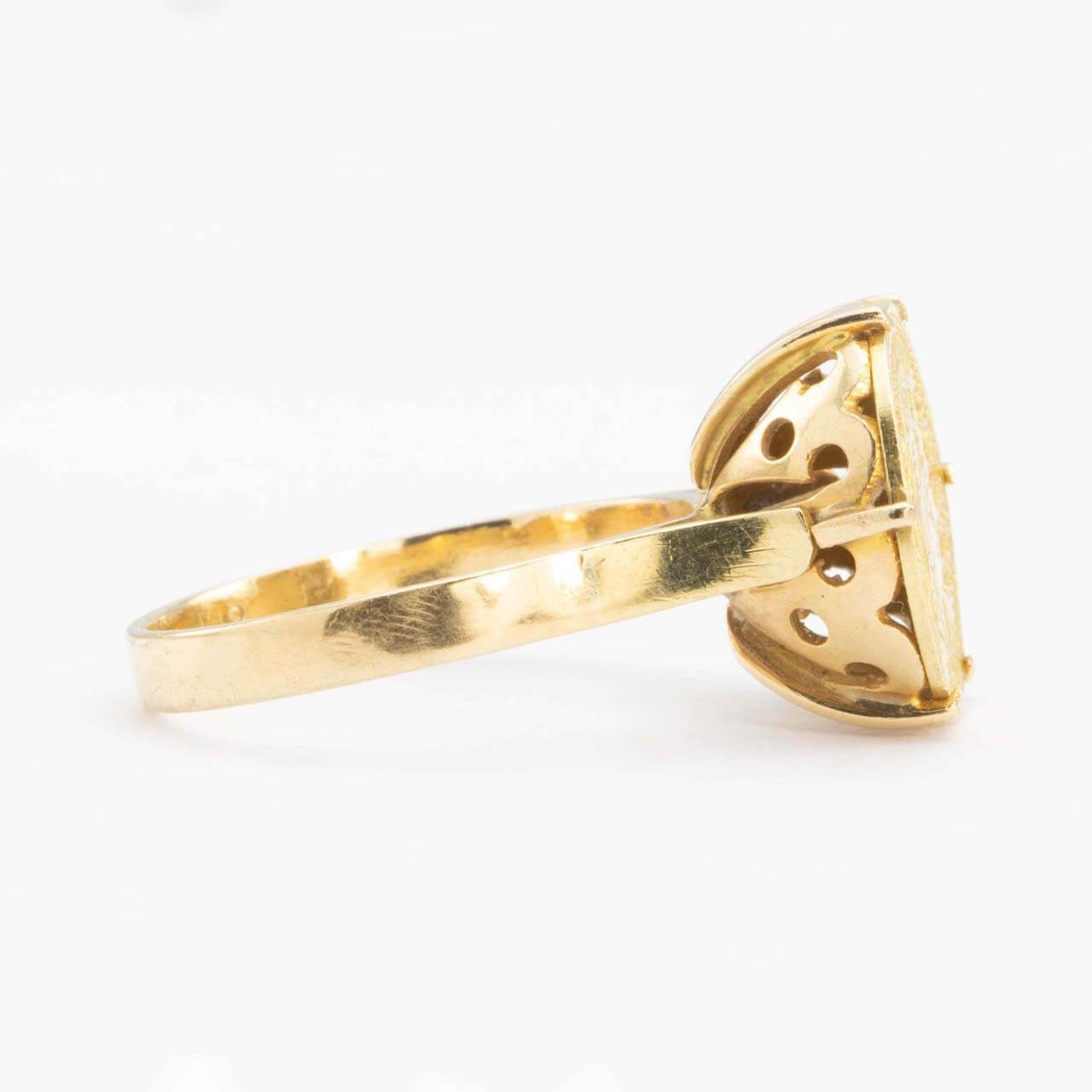 Second Hand 18ct Gold Coin Ring | RH Jewellers