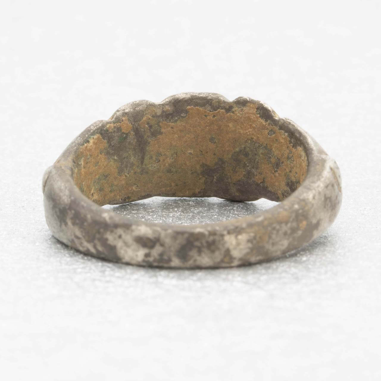 Ancient Roman Silver Ring with Cross | RH Jewellers