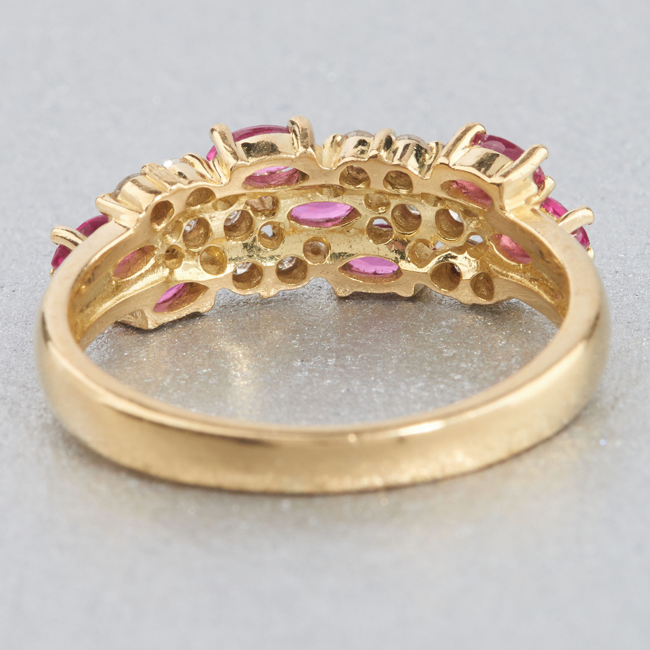 Second Hand Ruby & Diamond Eternity Ring | RH Jewellers