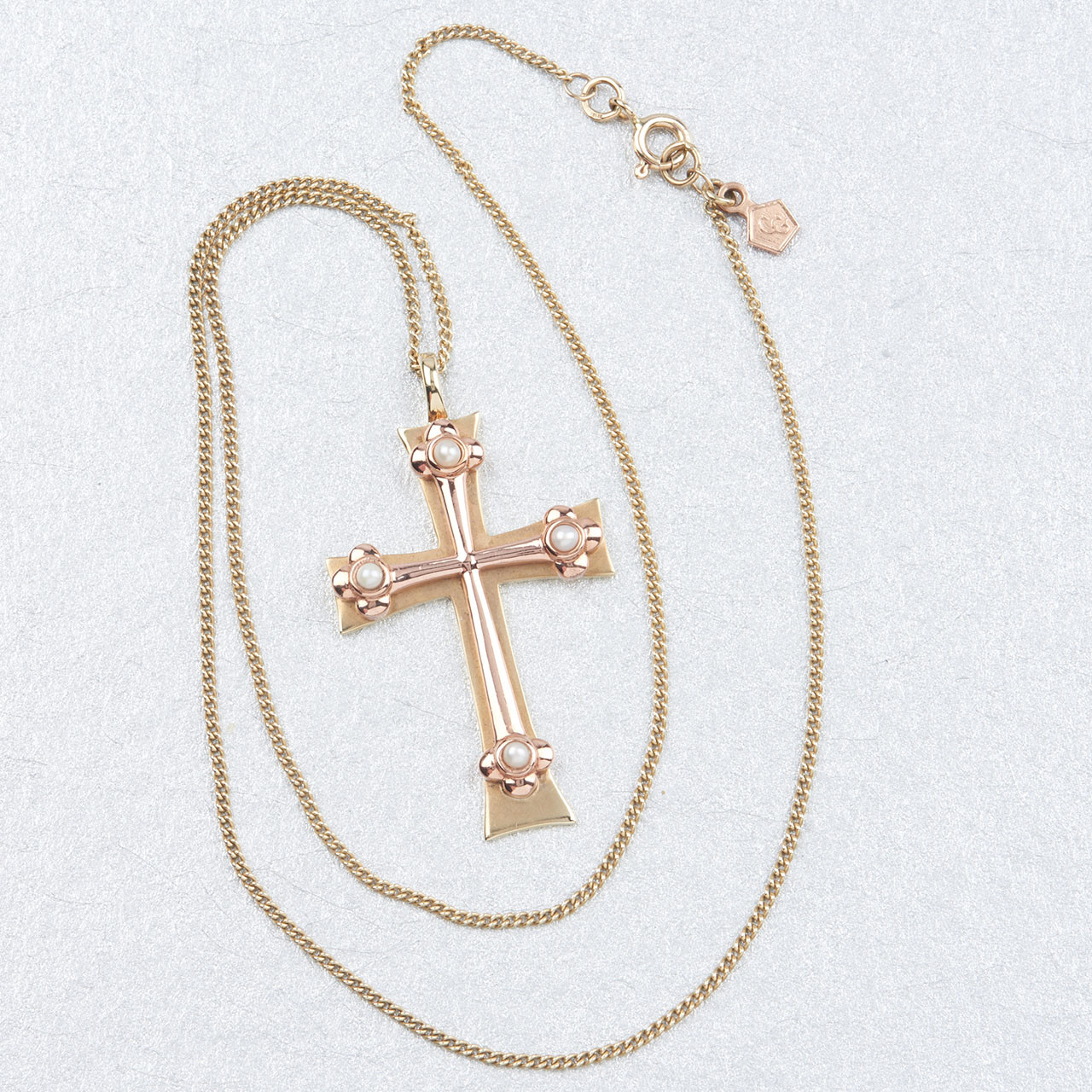 Second Hand 9ct Gold Clogau Celtic Cross | RH Jewellers