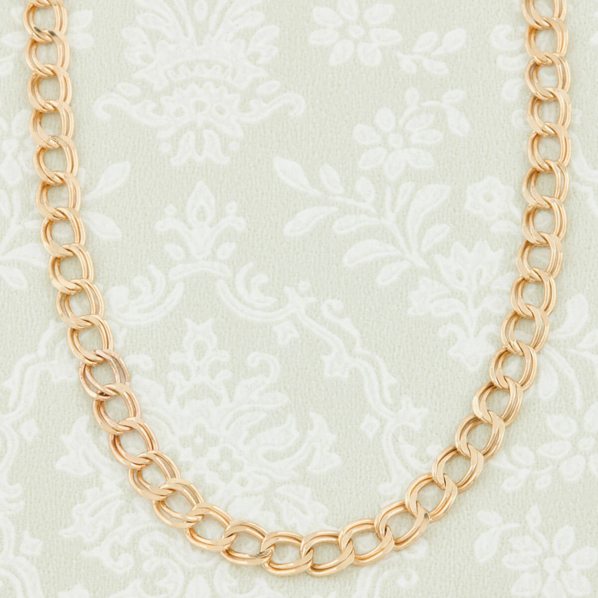 Second Hand 9ct Gold 16” Double Curb Chain | RH Jewellers