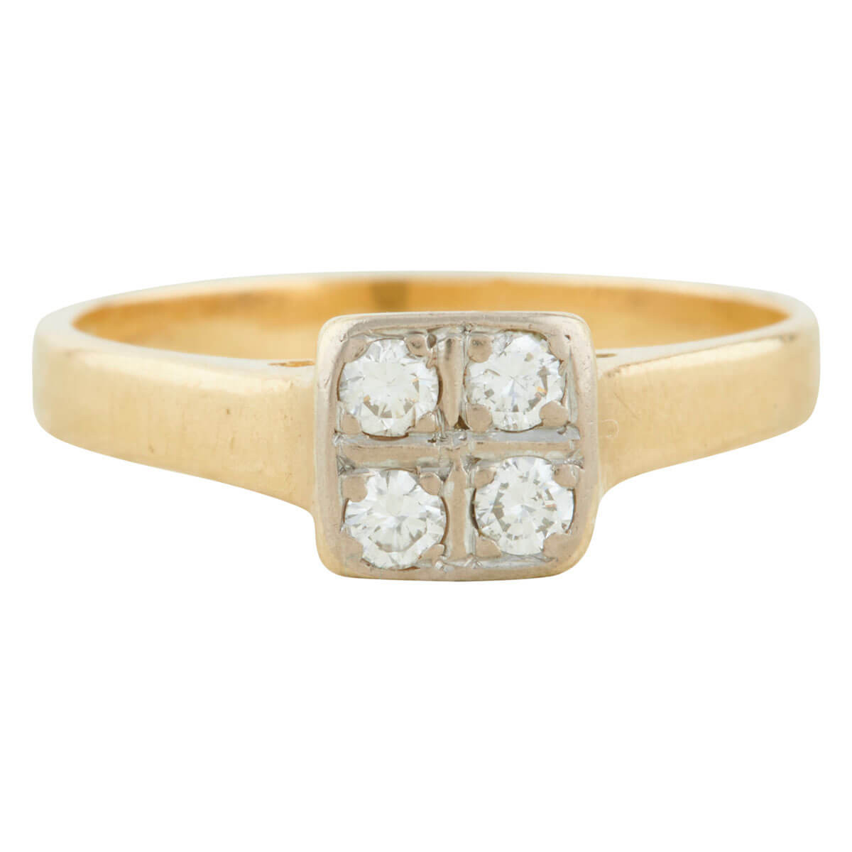 Second Hand 18ct Gold 4 Stone Diamond Ring | RH Jewellers