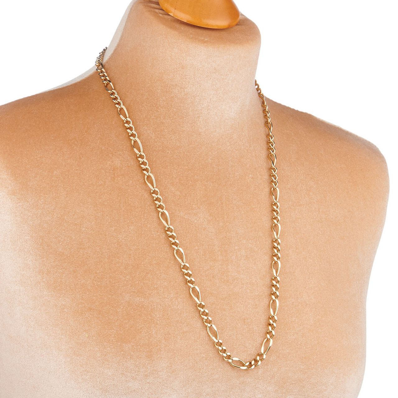Second Hand 9ct Gold Heavy Figaro Chain Rh Jewellers