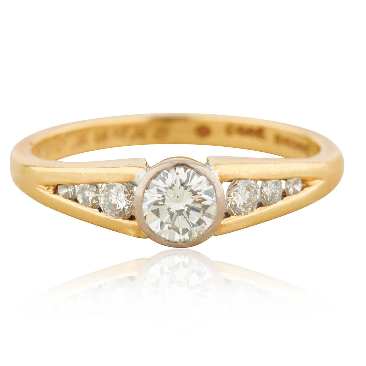 Second Hand 18ct Gold Diamond Solitaire Ring | RH Jewellers