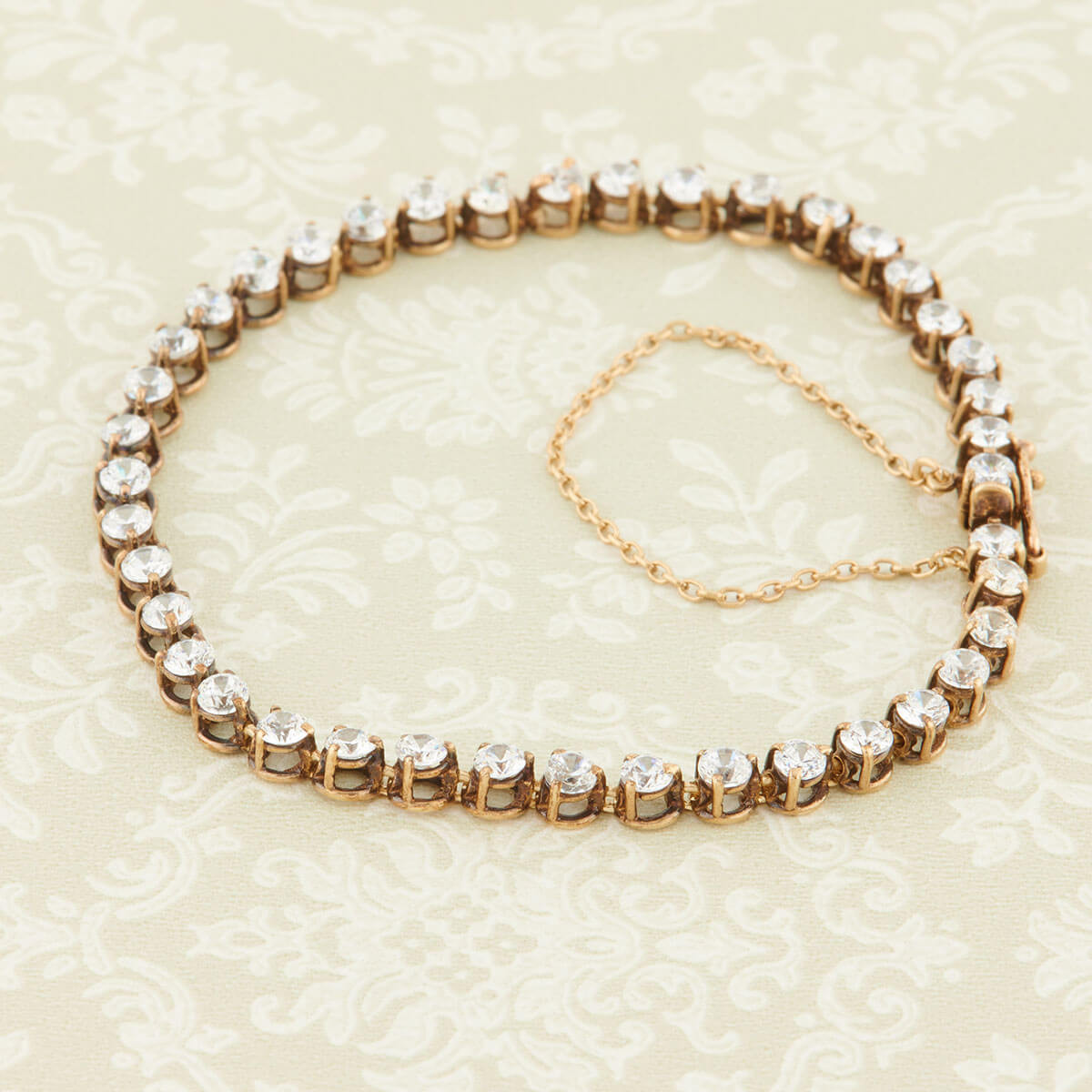 Second Hand Gold Cubic Zirconia Tennis Bracelet | RH Jewellers