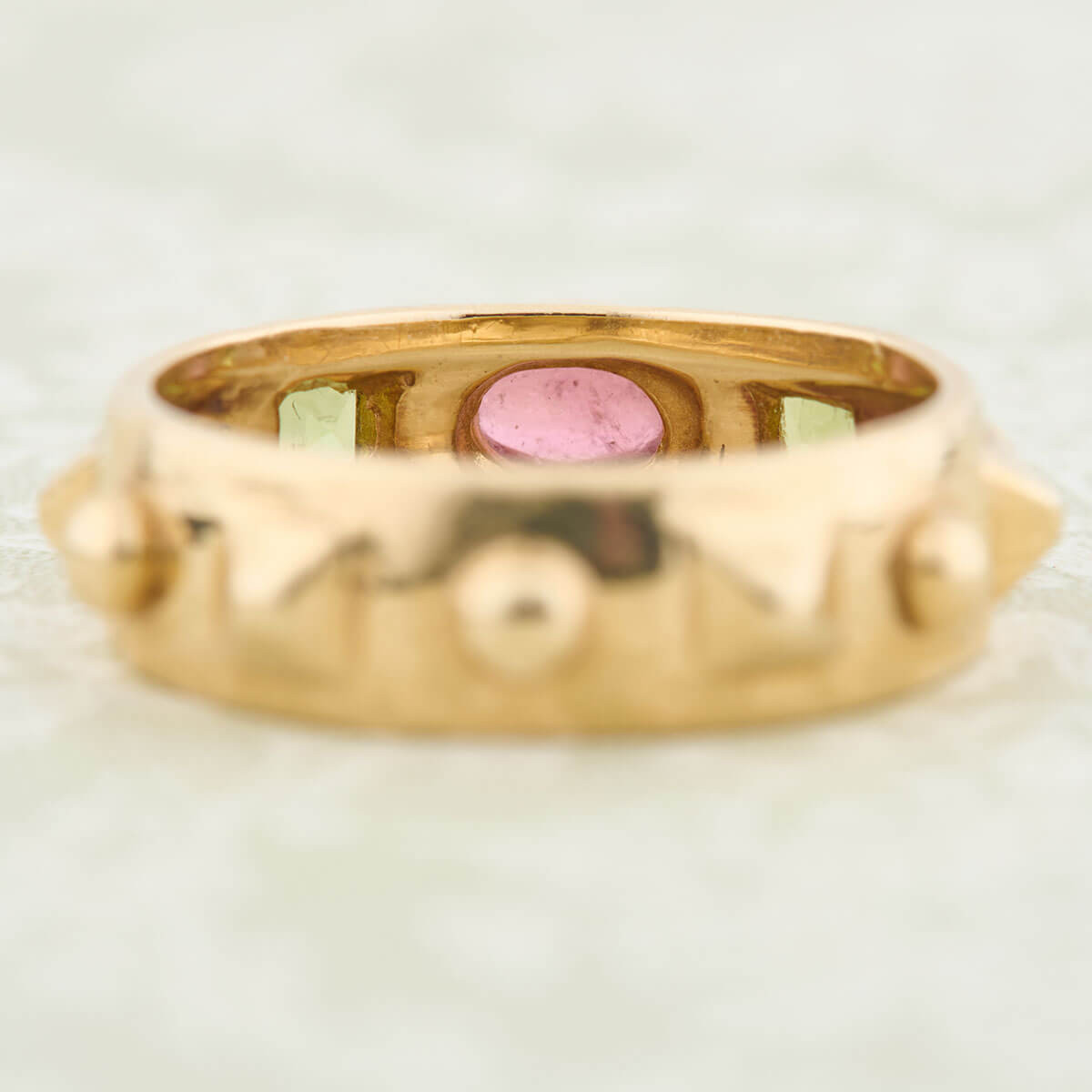 Second Hand Amethyst & Peridot Studded Band | RH Jewellers