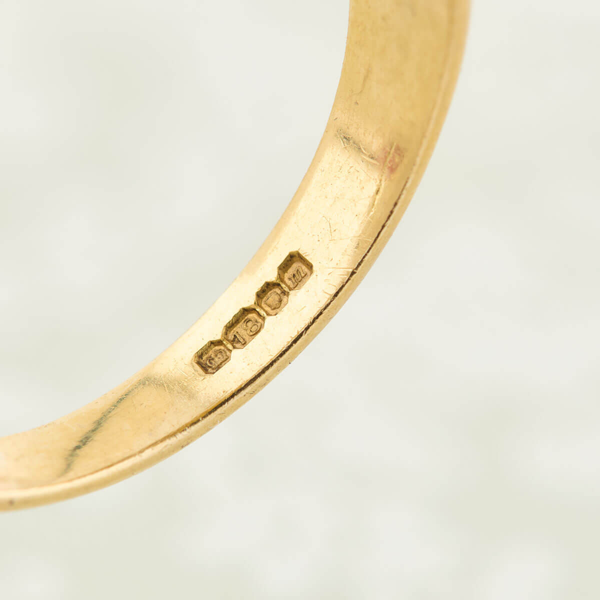Vintage 18ct Gold Diamond Belcher Gypsy Ring | RH Jewellers