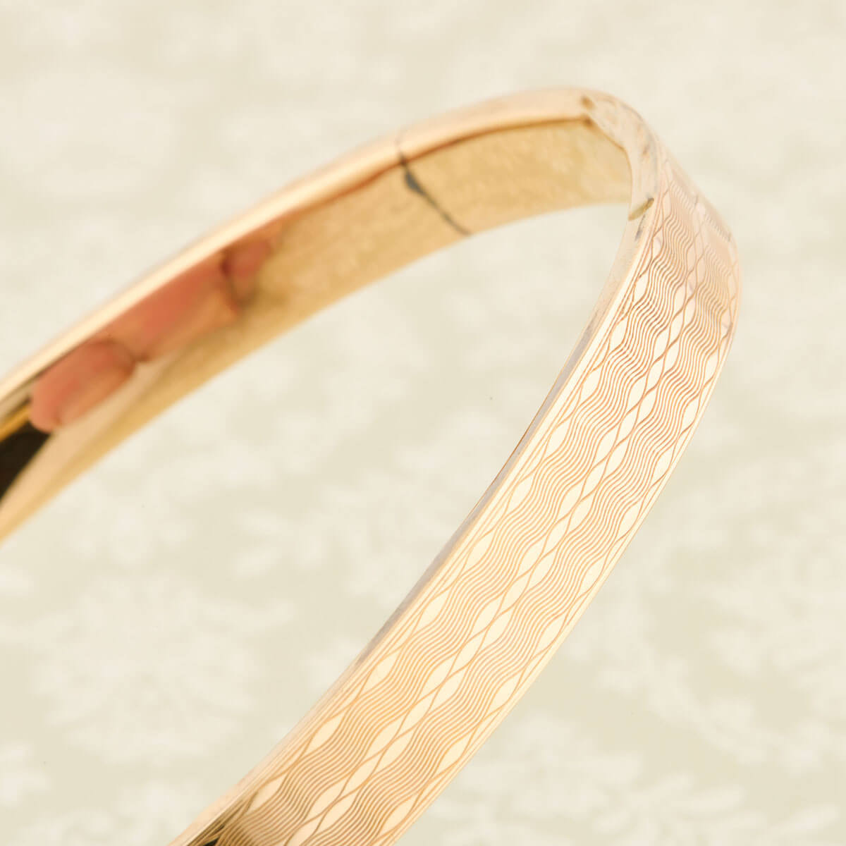 Vintage 9ct Gold Upper Arm Slave Bangle | RH Jewellers