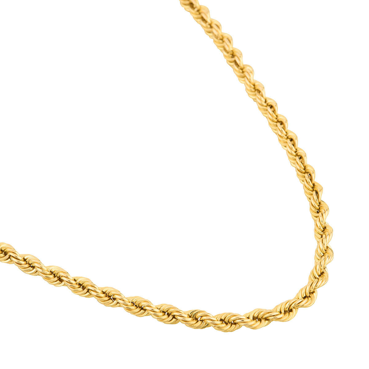 Second Hand 9ct Gold 24” Rope Chain Necklace | RH Jewellers