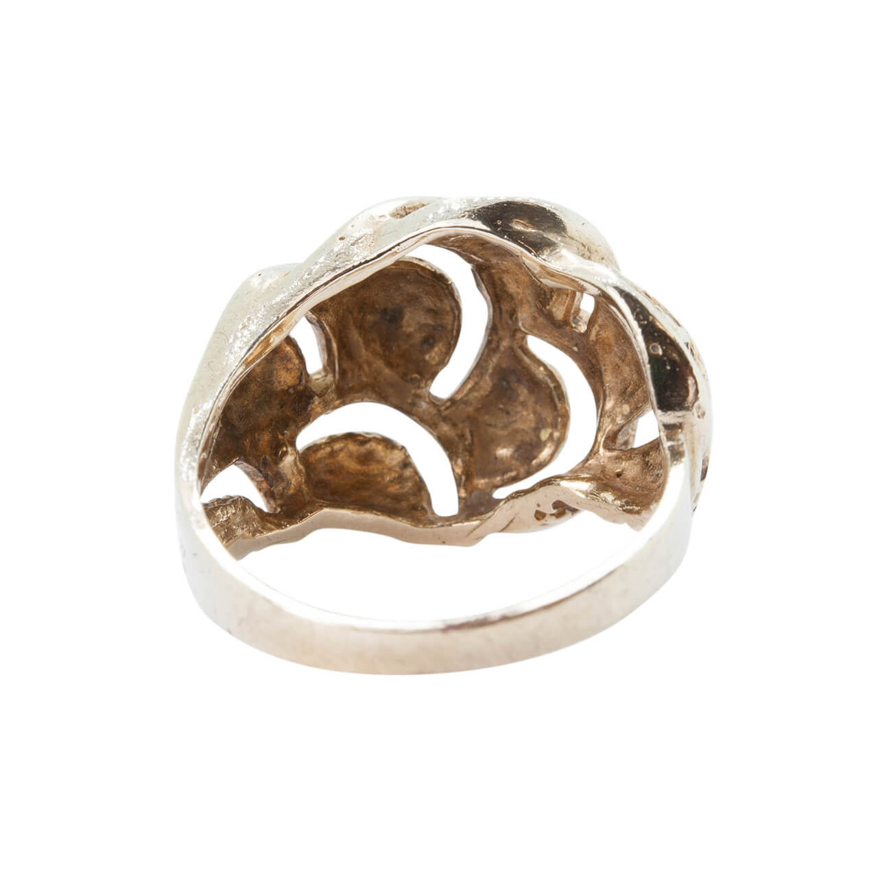 Second Hand 9ct Gold Wave Pattern Ring | RH Jewellers