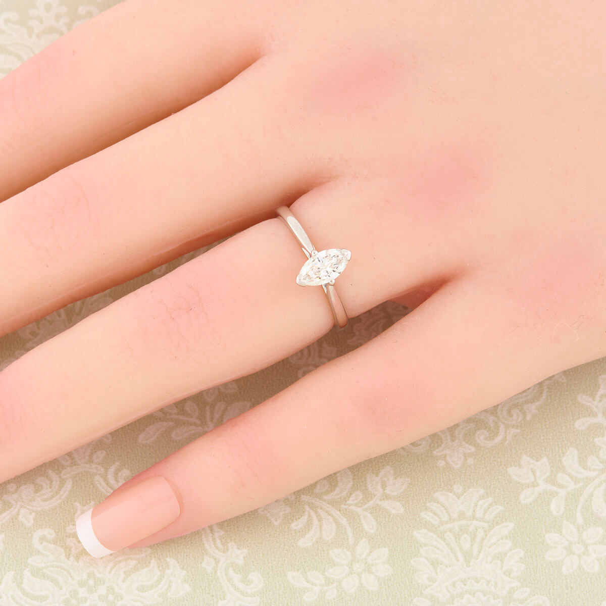 Second Hand Marquise Diamond Solitaire Ring | RH Jewellers