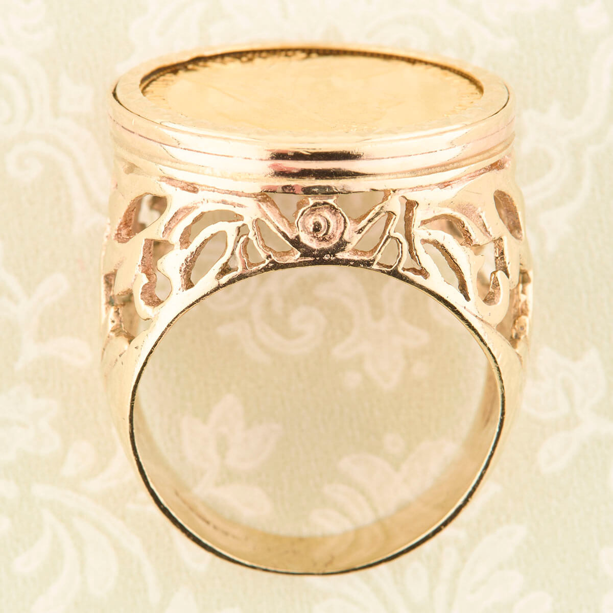 Second Hand 9ct Gold Sovereign Ring – 1892 | RH Jewellers