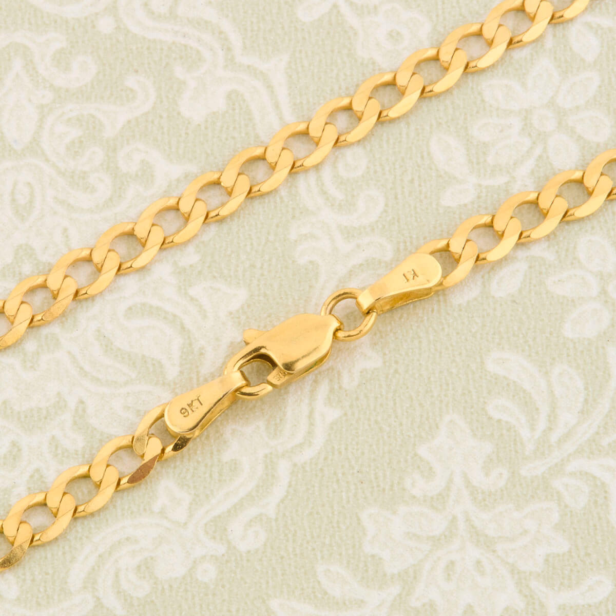 Second Hand 9ct Gold 20” Flat Curb Chain| RH Jewellers