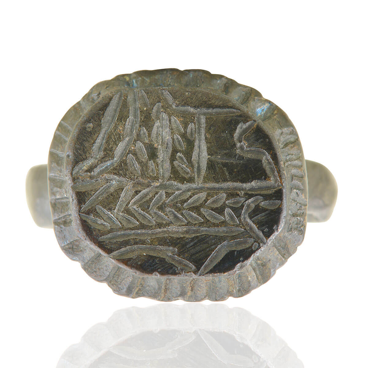 Late Medieval Bronze Ship Design Signet Ring | RH Jewellers