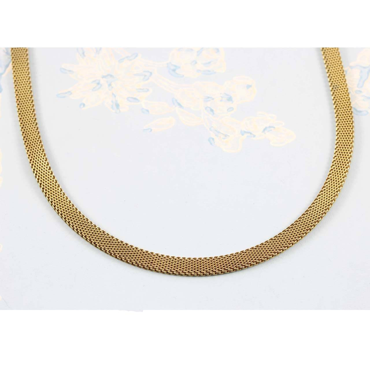 Vintage 9ct Gold 16” Mesh Link Chain | RH Jewellers