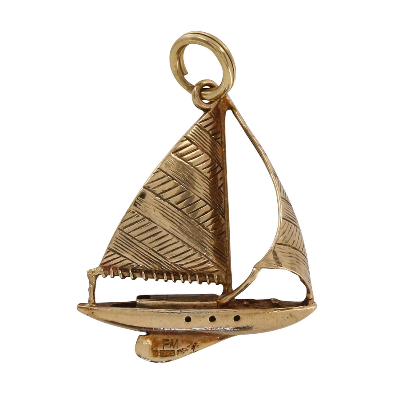 Pre Owned 9ct Gold Sailing Boat Charm | RH Jewellers