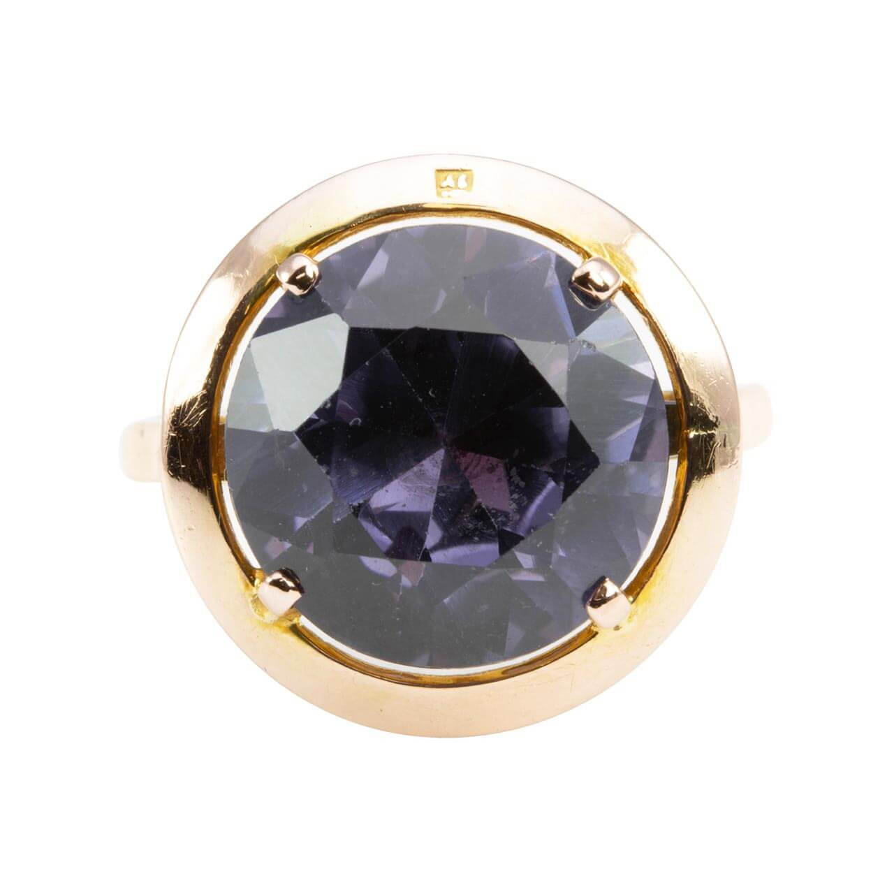 Second Hand 9ct Gold Large Alexandrite Ring | RH Jewellers
