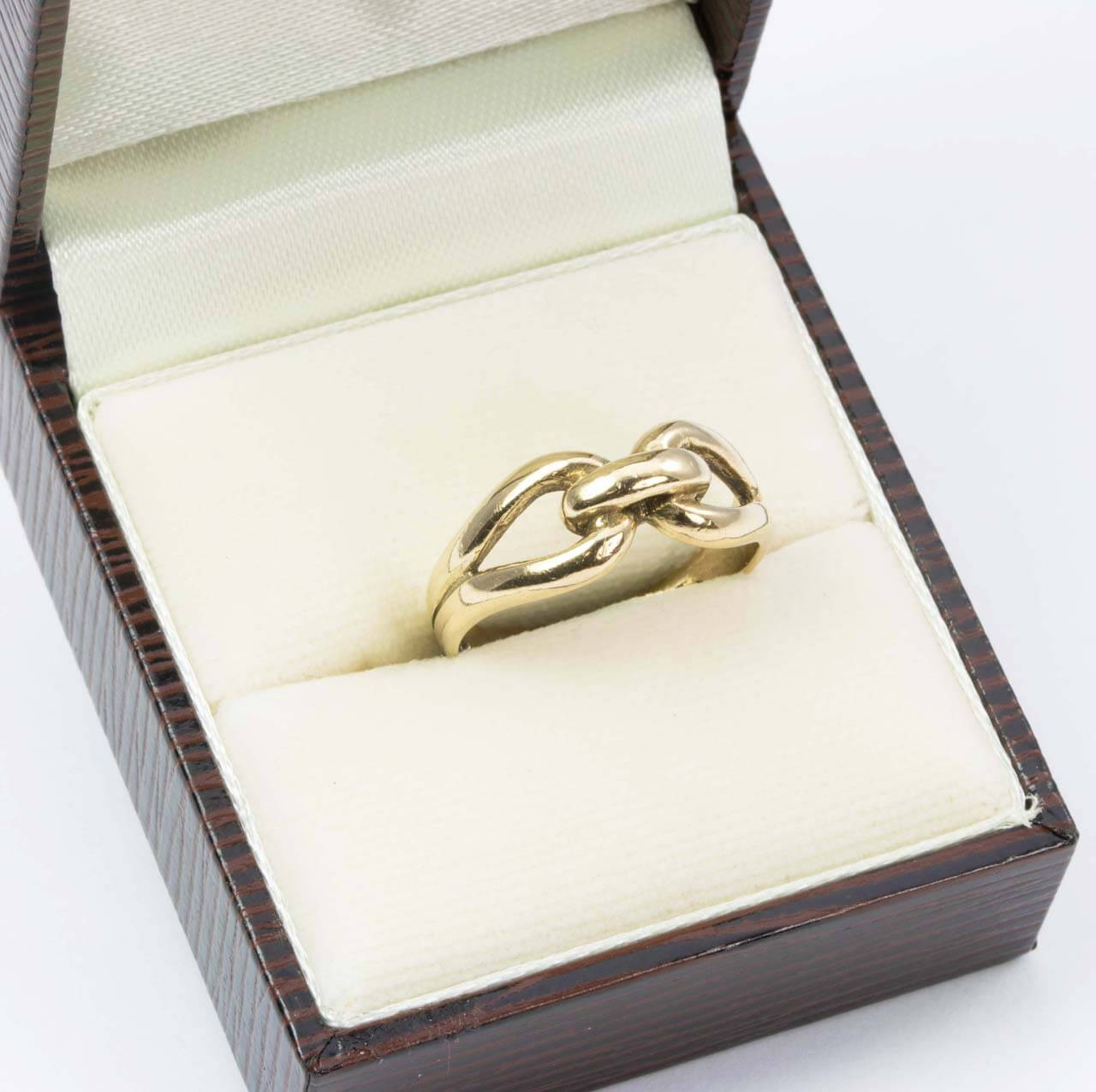 Second Hand 9ct Gold Double Loop Ring | RH Jewellers