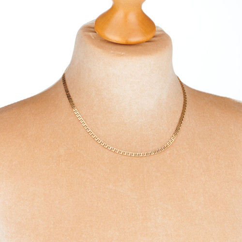 Second Hand 9ct Gold 18” Flat Anchor Chain | RH Jewellers